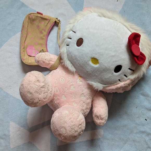 Hello Kitty | Bags | Hello Kitty Monogram Purse And Plush | Poshmark